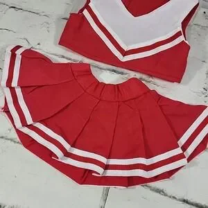 Toys | Bear Factory Plush Teddy Doll Clothes Red White Cheerleader ...